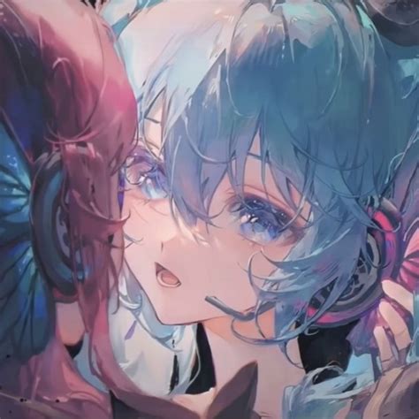 Pin By 💙hải Khanh💙 On Avata Cặp Cute Drawings Anime Miku