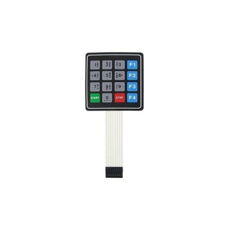 Buy Universal 4x4 16 Key Matrix Membrane Switch Keypad Keyboard At Best
