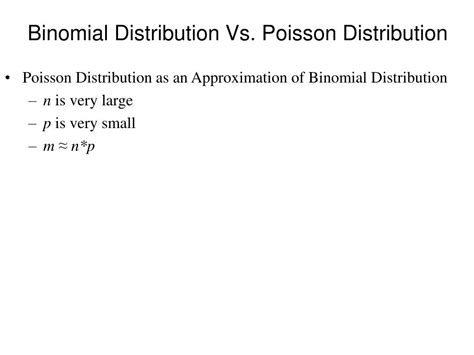 ppt binomial distribution vs poisson distribution powerpoint