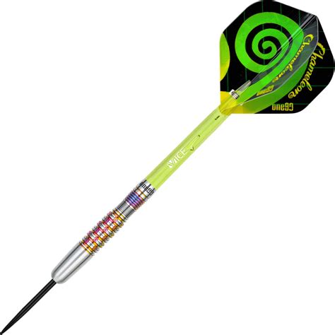 One80 Chameleon Apatite 23 Gram 90 Tungsten Steel Tip Dart Set Mack
