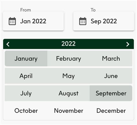 Pickers Allow To Pick A Range Of Months With Date Range Picker Issue Mui Mui X Github