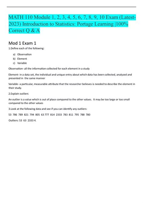 math 110 module 1 2 3 4 5 6 7 8 9 10 exam latest 2023