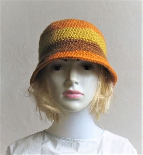Crochet For Dreadlocks Bucket Hat Crochet Rustic Hat Bohemian Western Hat Festival Hat
