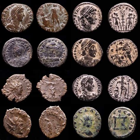 Roman Empire Lot Comprising Eight 8 Coins Iii Iv Centuries Ad
