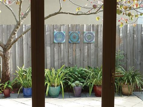 Arte De Pared Hecho De Cerámica X6 Arte Exterior Etsy México