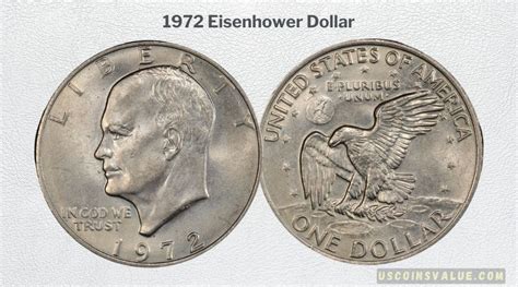 1972 Eisenhower Dollar Value D S And Types 1 2 And 3