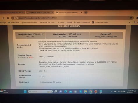 Last Exception With Zero Mods Rthesims4mods