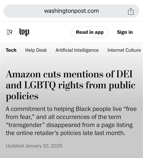 Rich Sherman On Linkedin Amazon Bezo Dei Lgbt