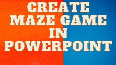 Powerpoint Maze Game Tutorial 🚀 Create Your Adventure Today Youtube