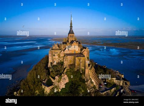 France Normandy Manche Department Bay Of Mont Saint Michel Unesco World Heritage Abbey Of