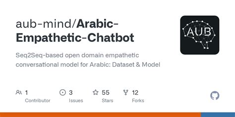 github aub mind arabic empathetic chatbot seq2seq based open domain