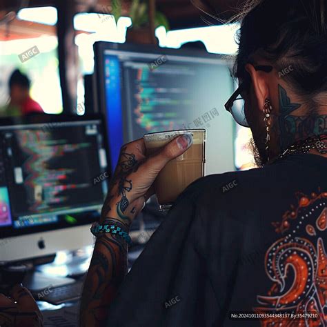 Ai创作图数字游牧民 It女孩 程序员工作室 本土设计师 计算机硬件一个人与他人 写代码的人 数字产生计算机图形 网吧网游手游网络游戏 程序员生活 It程序员 码农 计算机硬件人与人之间的关系