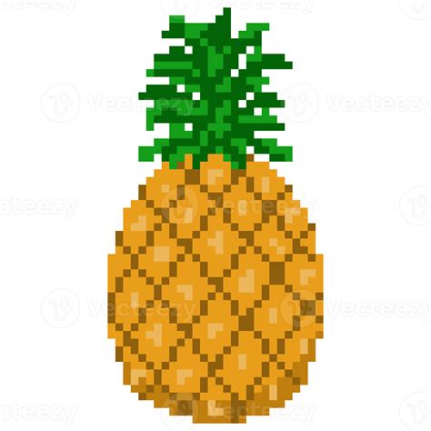 Pineapple Pixel Art 13743343 Png