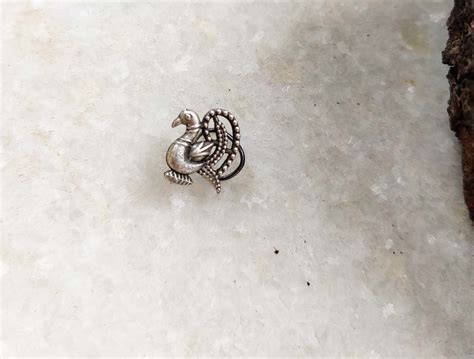 Adya Peacock Nose Ring