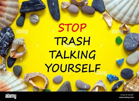 Stop trash talking yourself hi-res stock photography and images - Alamy
