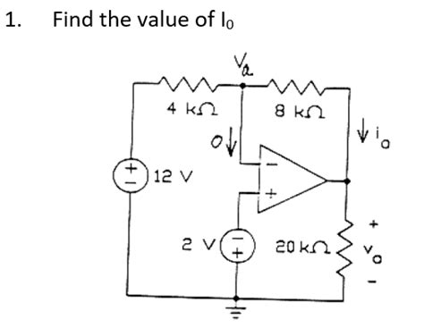 Solved Find The Value Of I Chegg Com