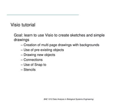 PPT Visio Tutorial PowerPoint Presentation Free Download ID