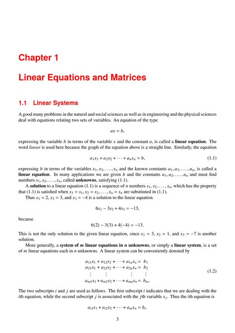 SOLUTION: Linear equations and matrices - Studypool