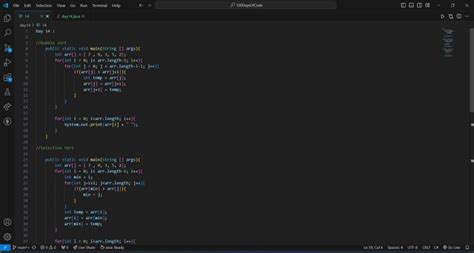 day 14 of 100daysofcode sorting algorithms pranav dhekane posted on