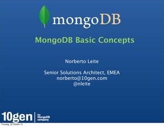 MongoDB Fundamentals PDF