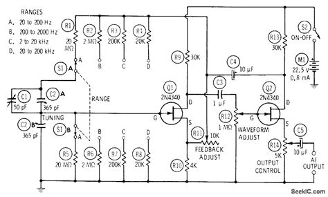 20hzto200khz Oscillatorcircuit Signalprocessing Circuit