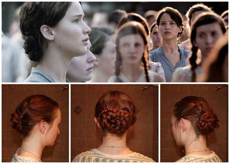 Katniss Braid Bun For The Reaping Ceremony Of The 74th Annual Hunger