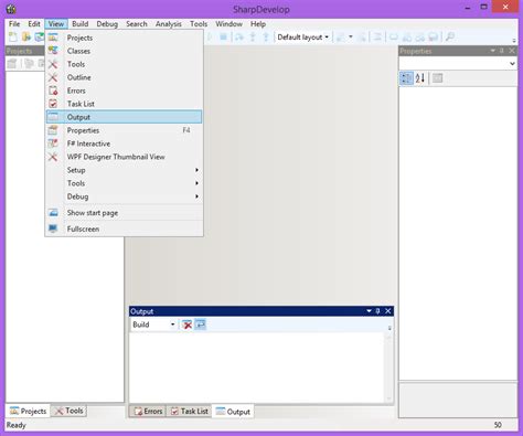 C How To View Console In SharpDevelop Stack Overflow