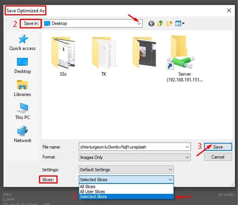How To Export Slice In Photoshop Web Png And  Files