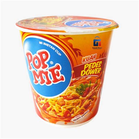 Jual Pop Mie Mi Instan Cup Kuah Pedas Dower 75gr Dower Kuah