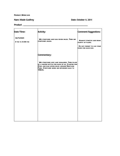 10 4 11 Product Worklog Pdf