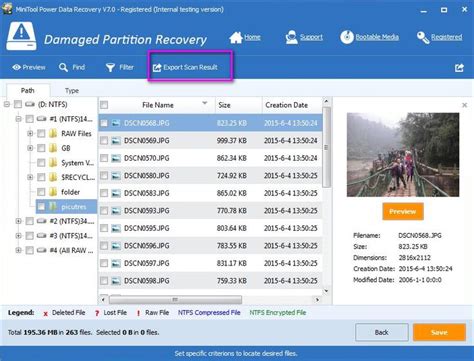 How To Export And Load Scan Result In Minitool Power Data Recovery