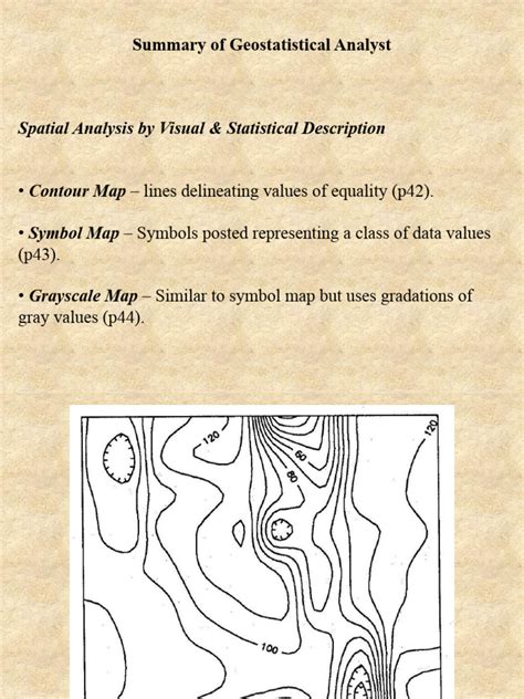 Summary Of Geostatistical Analysis Pdf Spatial Analysis Covariance