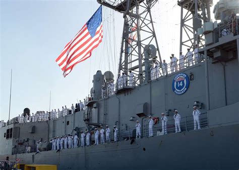 More Than 200 Sailors Assigned To The Guided Missile Frigate Uss