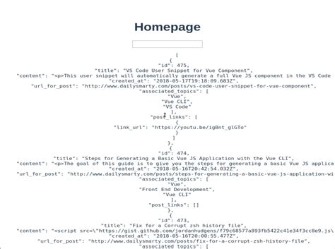 Integrating Axios In A Vue Component To Communicate With An Outside Api