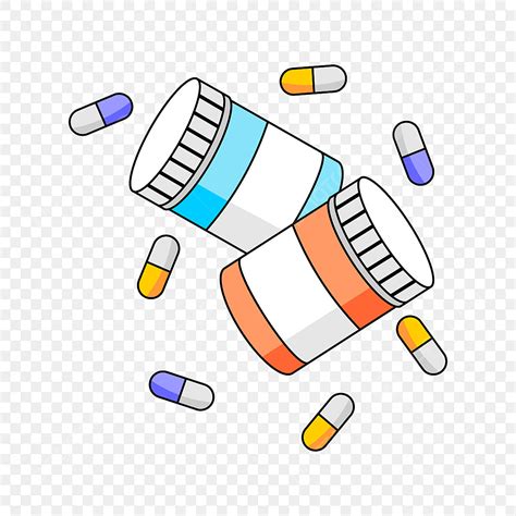 색된 약 병 클립 아트 약병 클립 아트 컬러 약병 Png 일러스트 및 벡터 에 대한 무료 다운로드 Pngtree