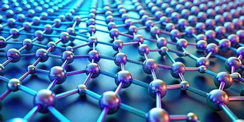 Abstract Network Of Interconnected Spheres Representing Molecular Structure Generative Ai Stock