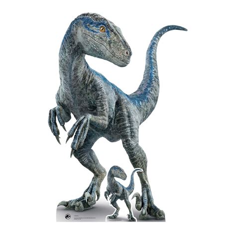 Buy Medium Jurassic World Blue Raptor Cardboard Cutout For Gbp 2999