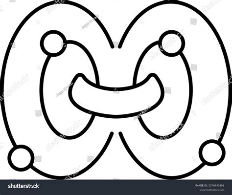 Quantum Field Icon Line Style Quantum Stock Vector Royalty Free