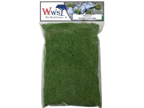Wwscenics Wsg2 013 2mm Summer Static Grass 100g 1000ml
