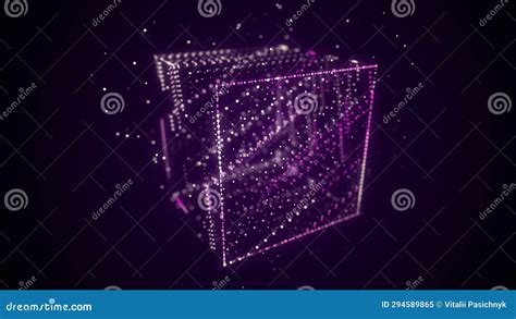 Technology Blockchain Concept Network Connection Structure 3d