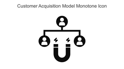Customer Acquisition Model Monotone Icon In Powerpoint Pptx Png And Editable Eps Format Ppt Example