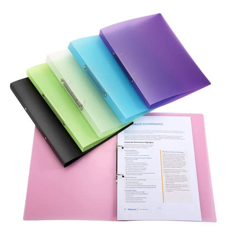 O Ring Binder Folder A4 Ring Binder File Folder 2 Ring Pp 23mm