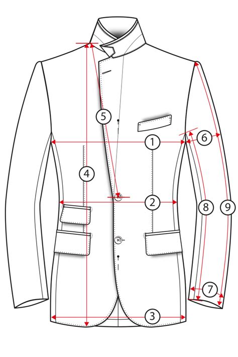 Suit Jacket And Sport Coat Size Charts He Spoke Style Shop