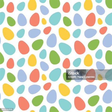 흰색 배경에 화려한 부활절 달걀의 완벽 한 패턴입니다 쾌활하고 축제 분위기가 물씬 풍기는 디자인 벡터 부활절 포장지 인사말 카드 직물 직물 인쇄에 이상적입니다 계절에 대한