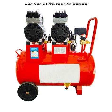 Piston Compressor Small Mini Industrial 1hp 2hp 3hp 10hp 7 5kw 0 8kw Electric Portable Oil Free