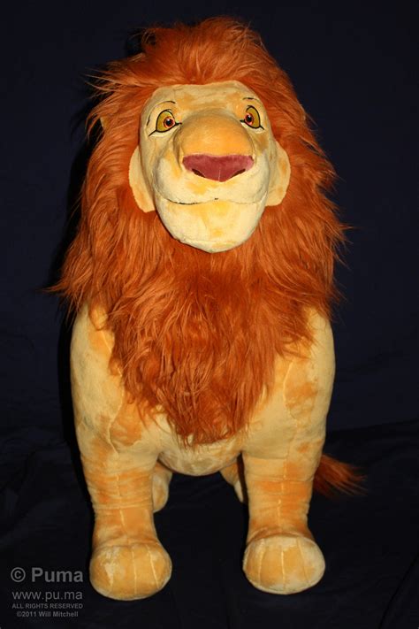 Lion King Mufasa Plush 2011 By Dapumakat On Deviantart