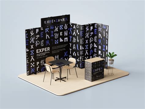 Exper Type Exhibition Identity Behance