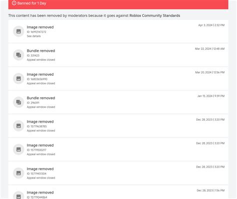 Unknown Moderation Issue Catalog Asset Bugs Developer Forum Roblox