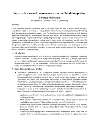 Literature Review Security On Cloud Computing PDF