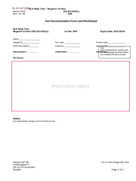 Gel Doc Xr Gel Documentation System Doc Template Pdffiller